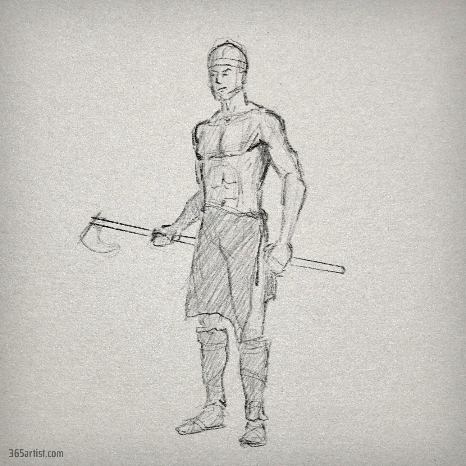 Barbarian Warrior :: 365 Artist